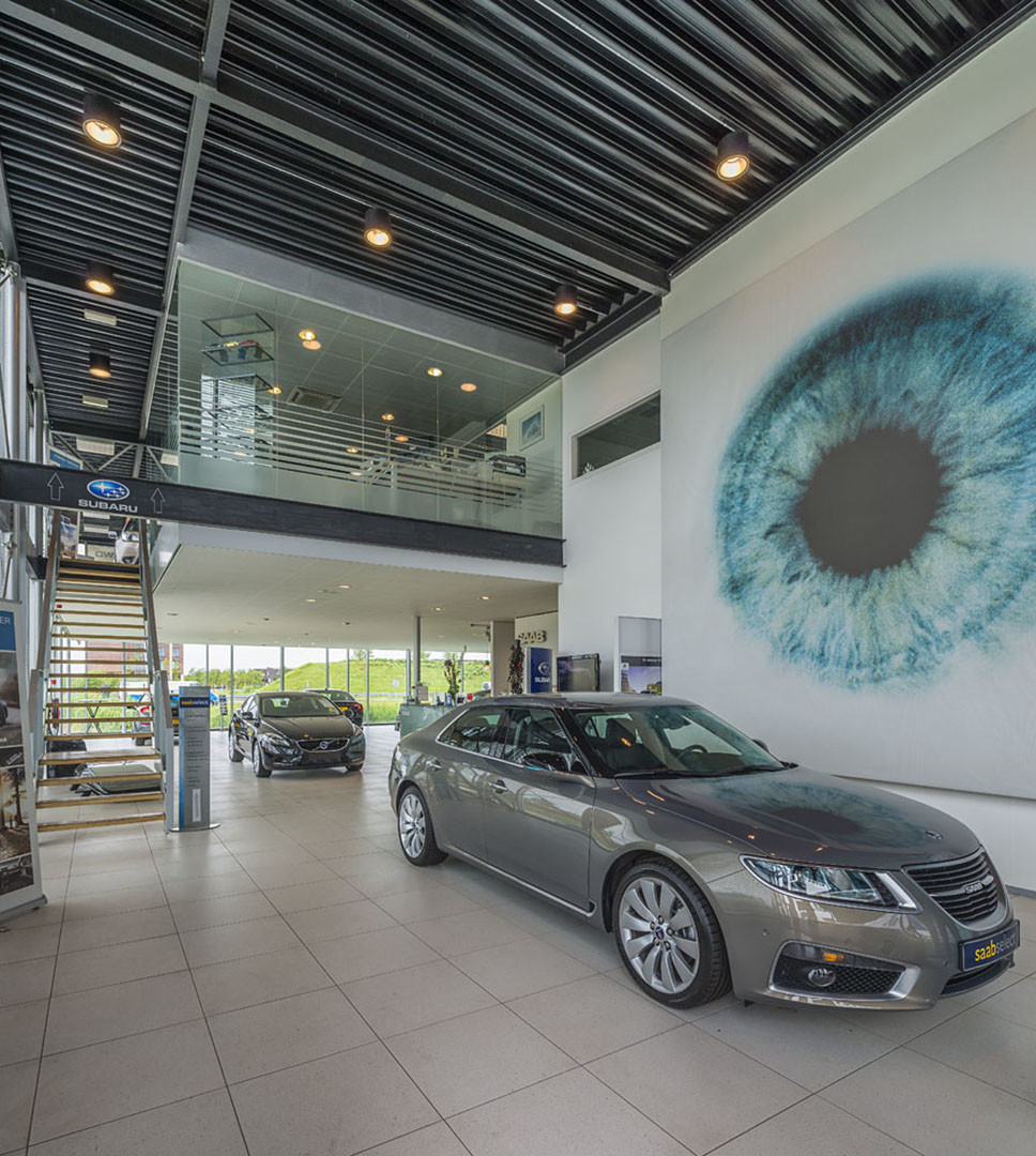 welkom > projecten > Saab showroom en werkplaats - MAS Architectuur NL